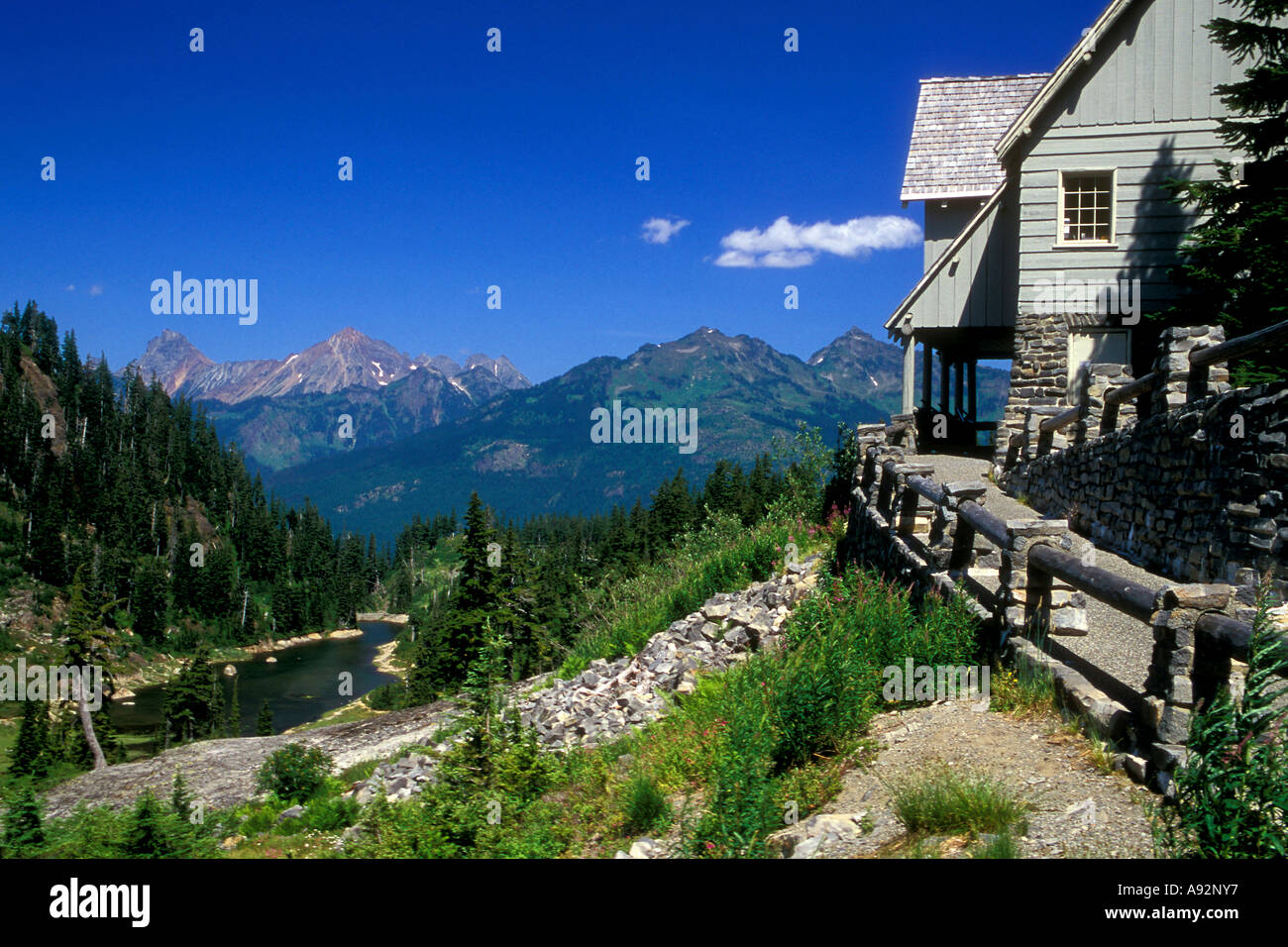 Heather meadows mount baker hi-res stock photography and images - Alamy