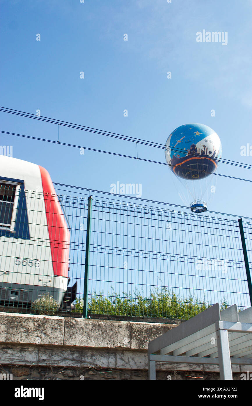 Balloon train hi-res stock photography and images - Alamy