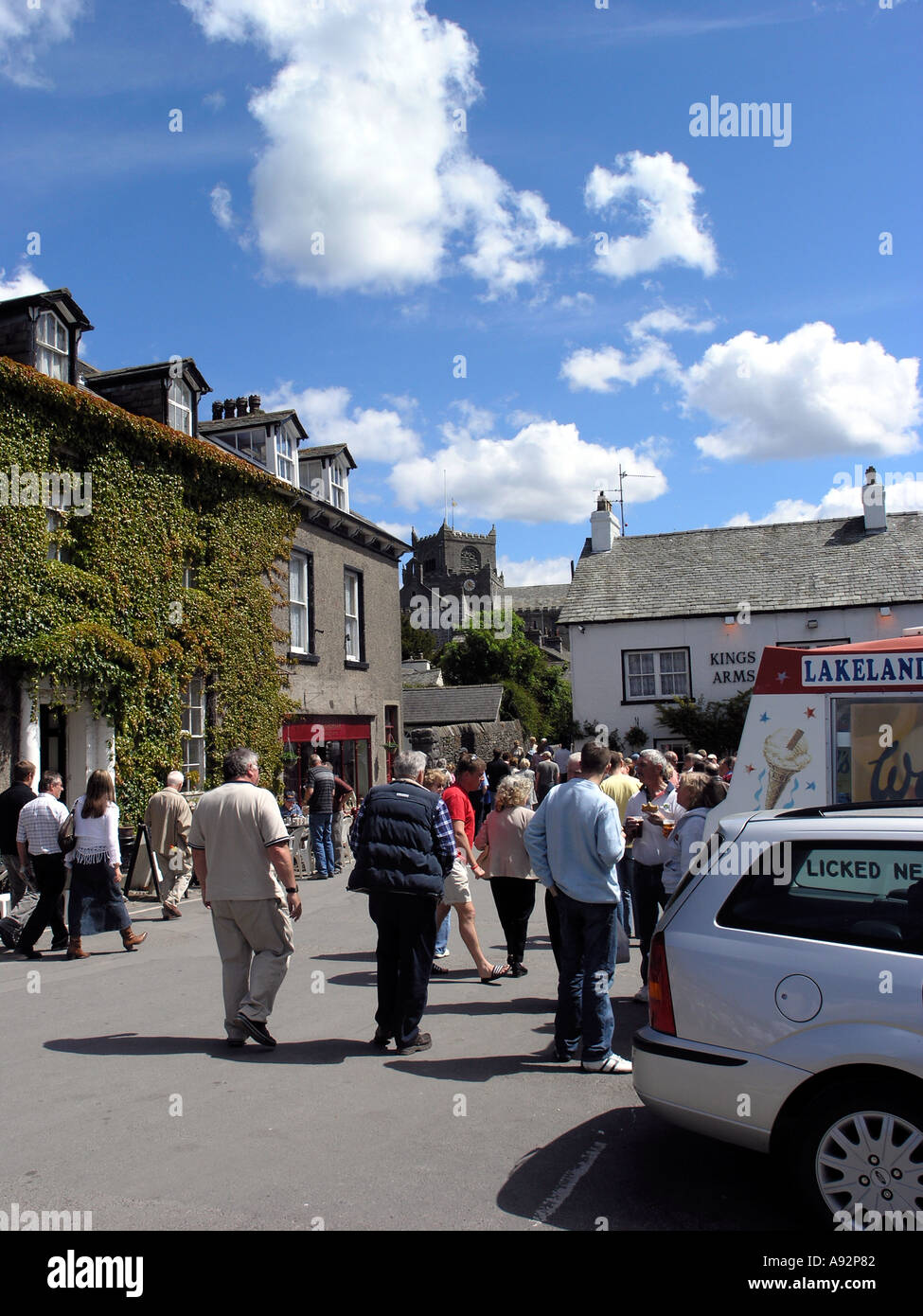 Cartmel village hi-res stock photography and images - Alamy