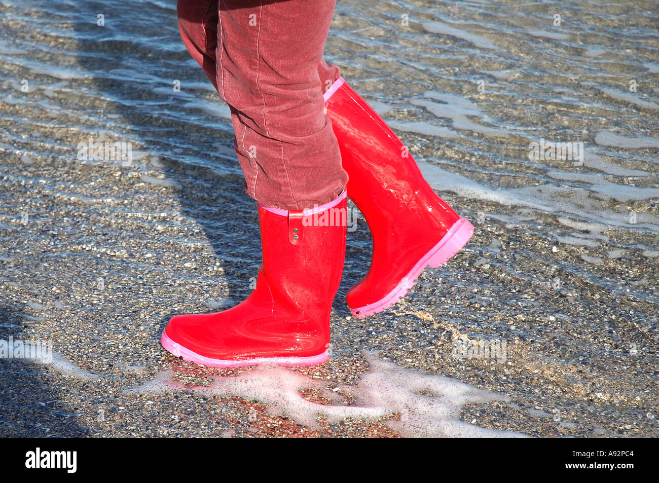 Rubber sea boots hi-res stock photography and images - Alamy