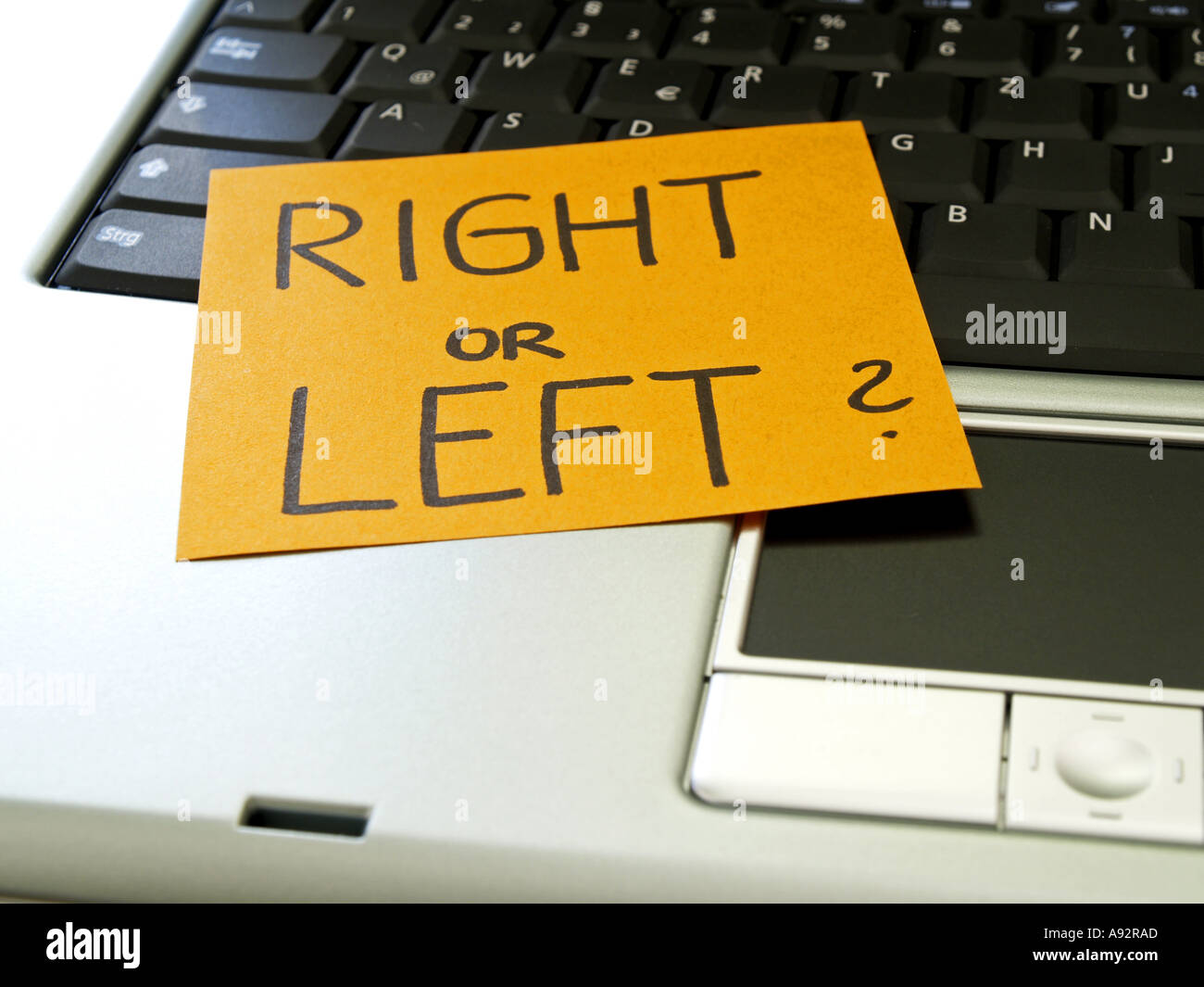 Left note hi-res stock photography and images - Alamy