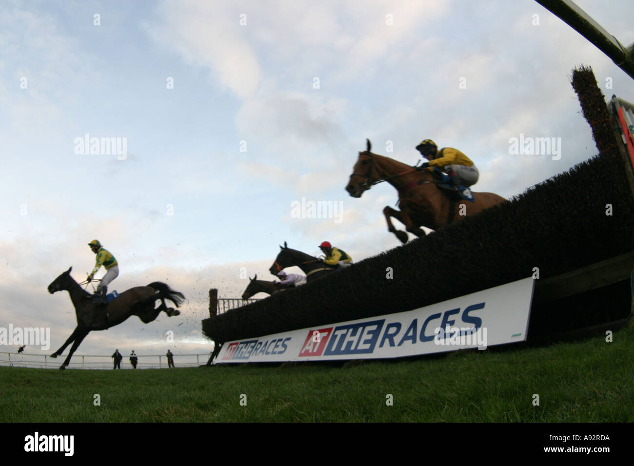 Steeplechase fall hi-res stock photography and images - Alamy