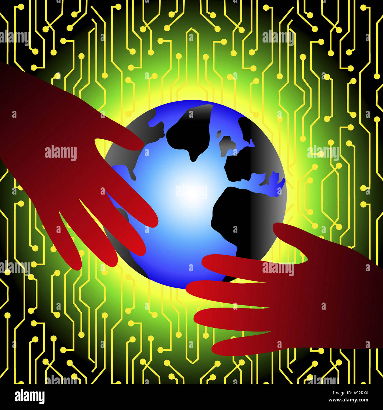 Techy Stuff 5 2004 Linda Braucht (20th C. American) Computer graphics ...