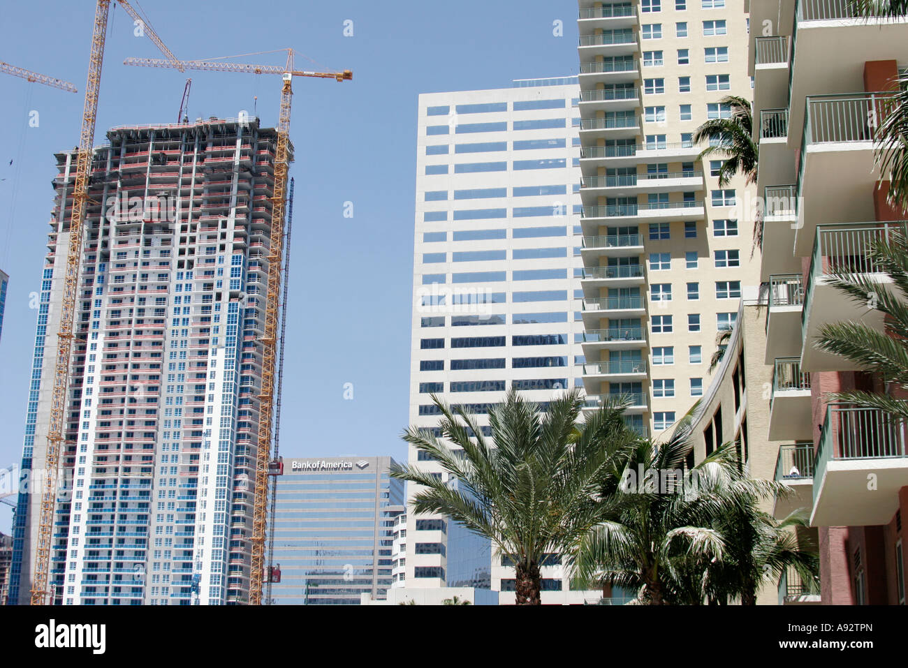 Miami Florida,Brickell Avenue,high rise skyscraper skyscrapers building ...