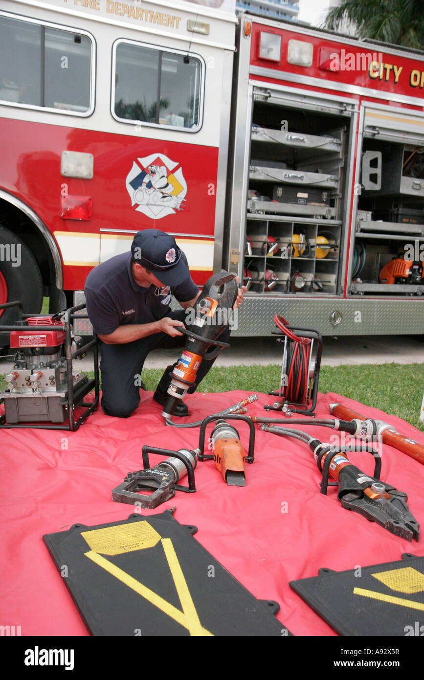 Fire rescue display hi-res stock photography and images - Alamy