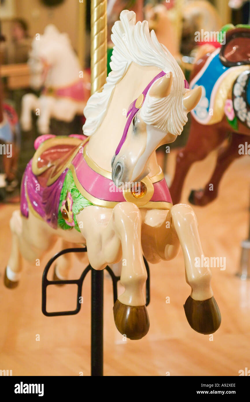 Burnaby Heritage Village Carousel British Columbia Canada Stock Photo ...