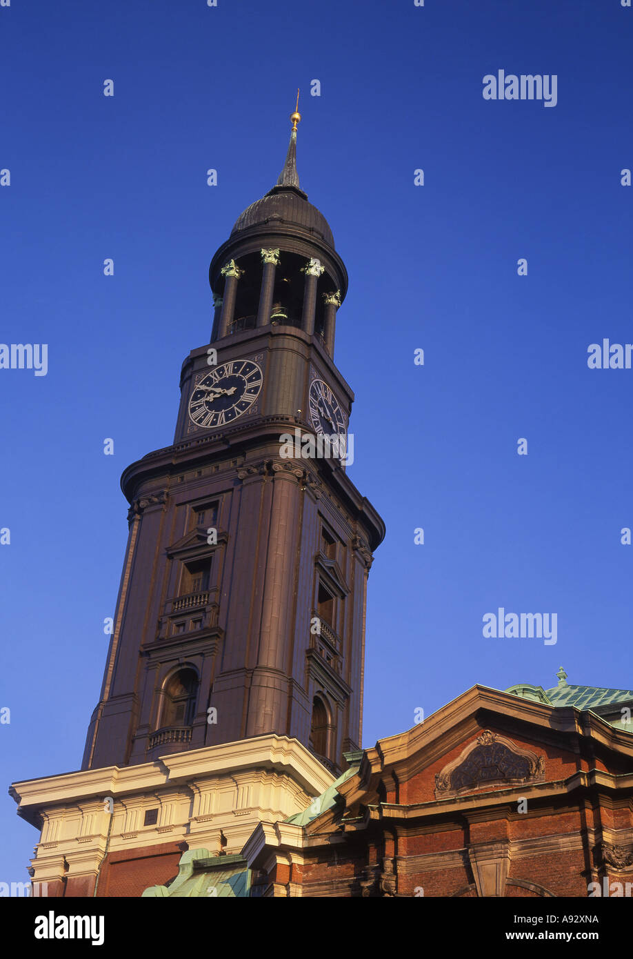 St michaelis kirche in hamburg hi-res stock photography and images - Alamy