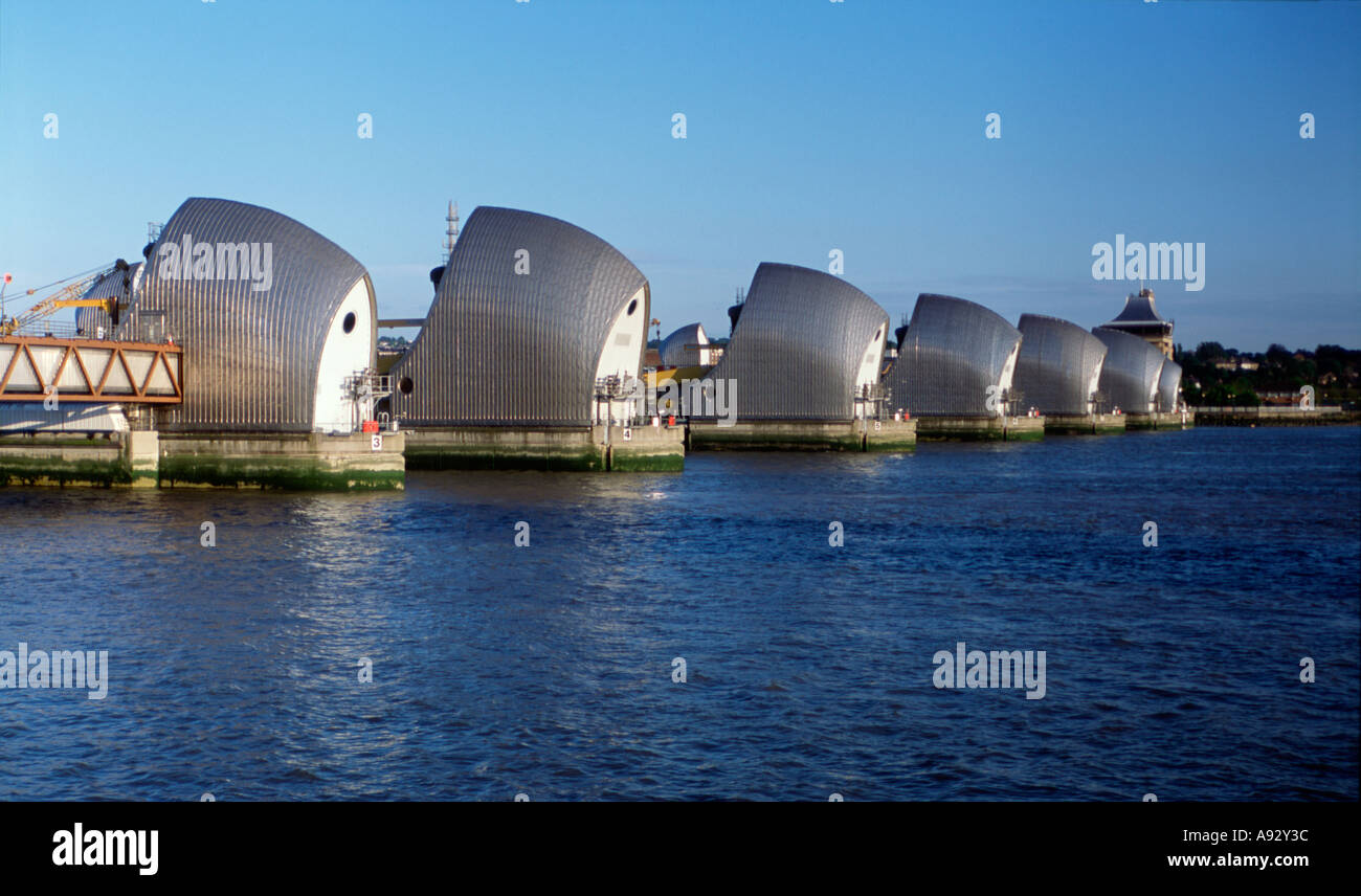 Thames Flood Barrier Woolwich London Docklands london england britain ...