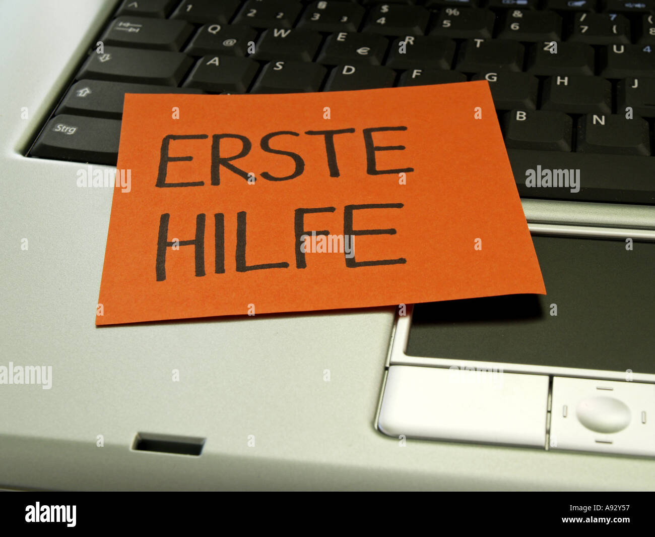 First aid note hi-res stock photography and images - Alamy