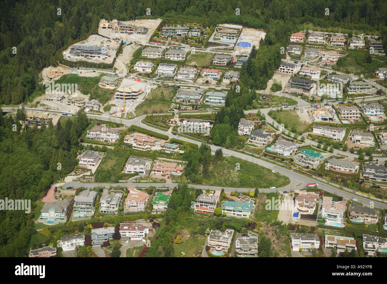 British Properties West Vancouver British Columbia Canada Stock Photo ...