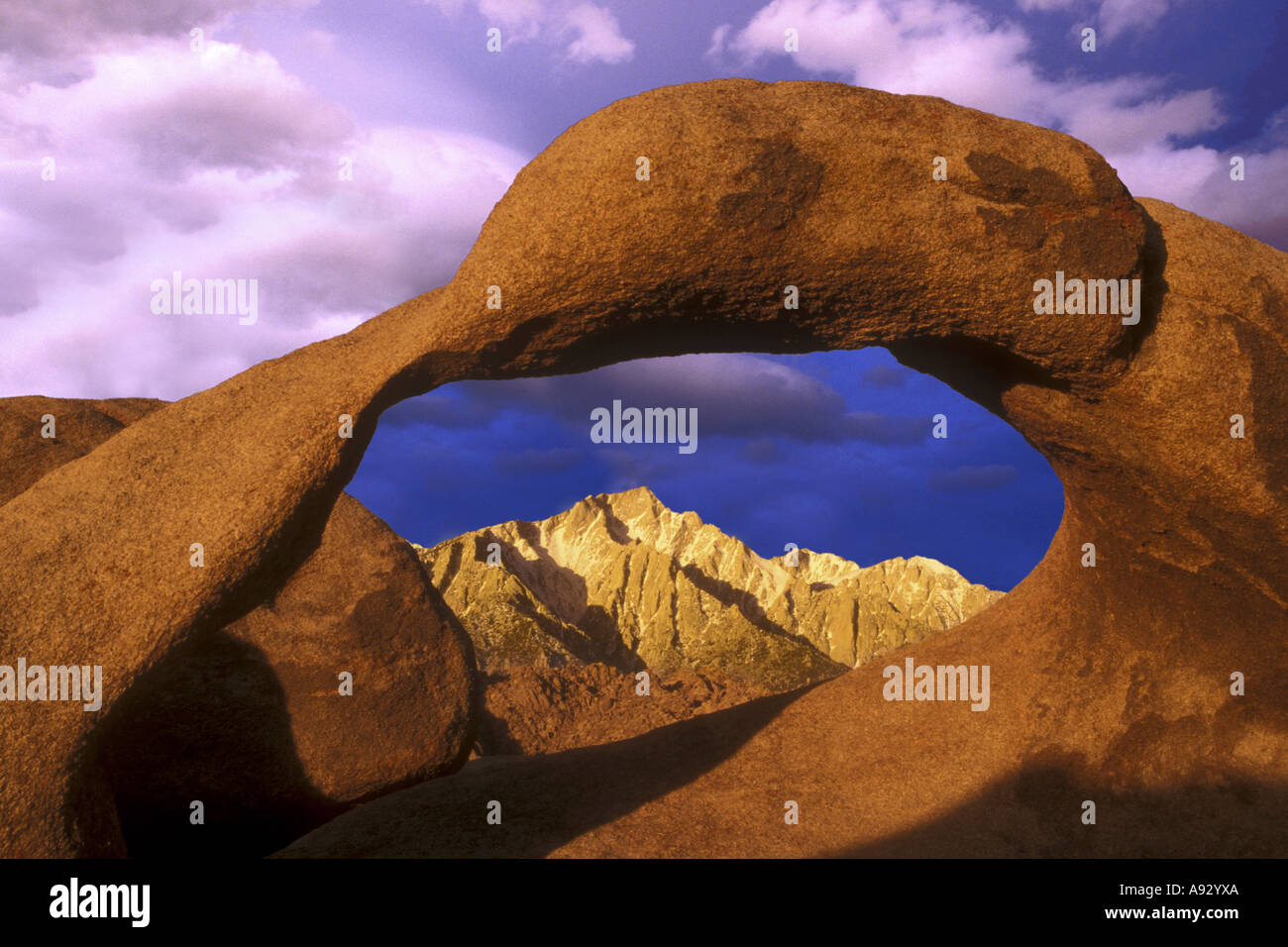 Mobius Arch California USA Stock Photo - Alamy