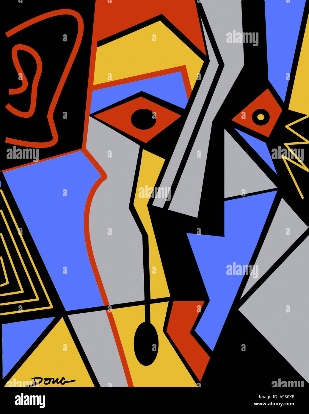 Arthur 2001 Diana Ong (b.1940/Chinese-American) Computer graphics Stock ...