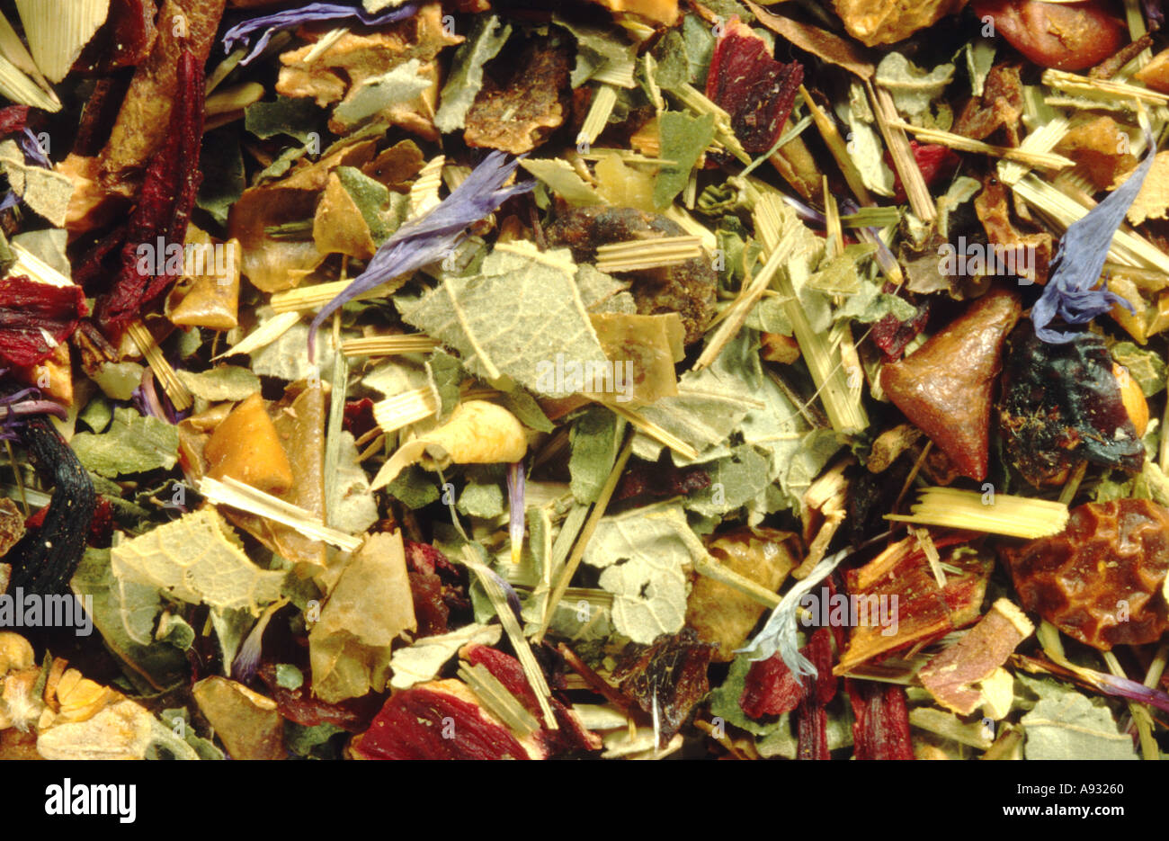 Tea Medicinal plant herbtea herb herbs dry dried Stock Photo - Alamy