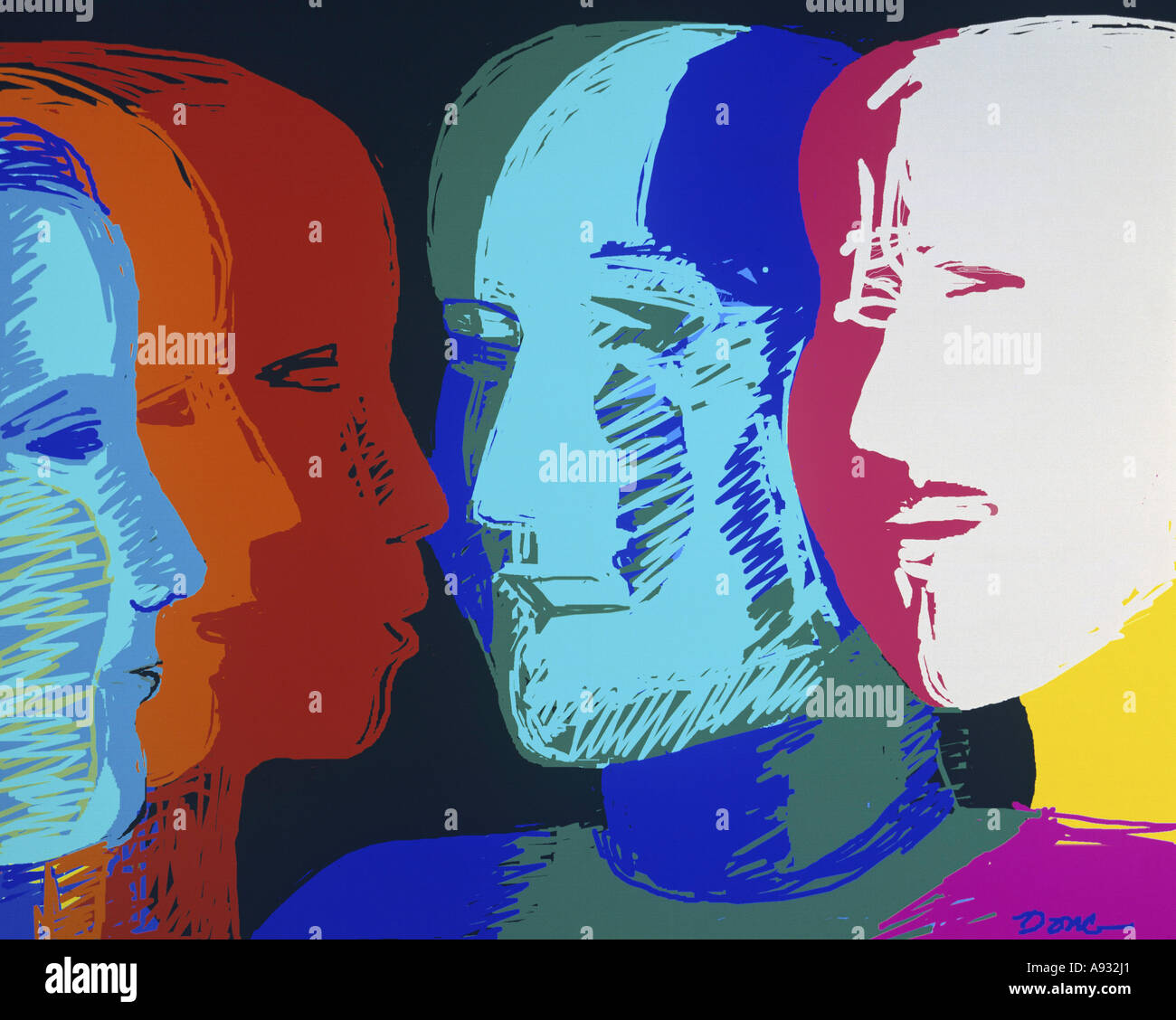 Diana ong five faces hi-res stock photography and images - Alamy