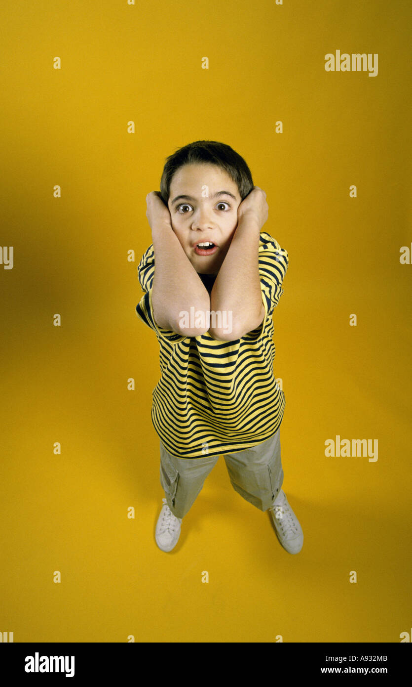 Boy screaming colored hi-res stock photography and images - Alamy