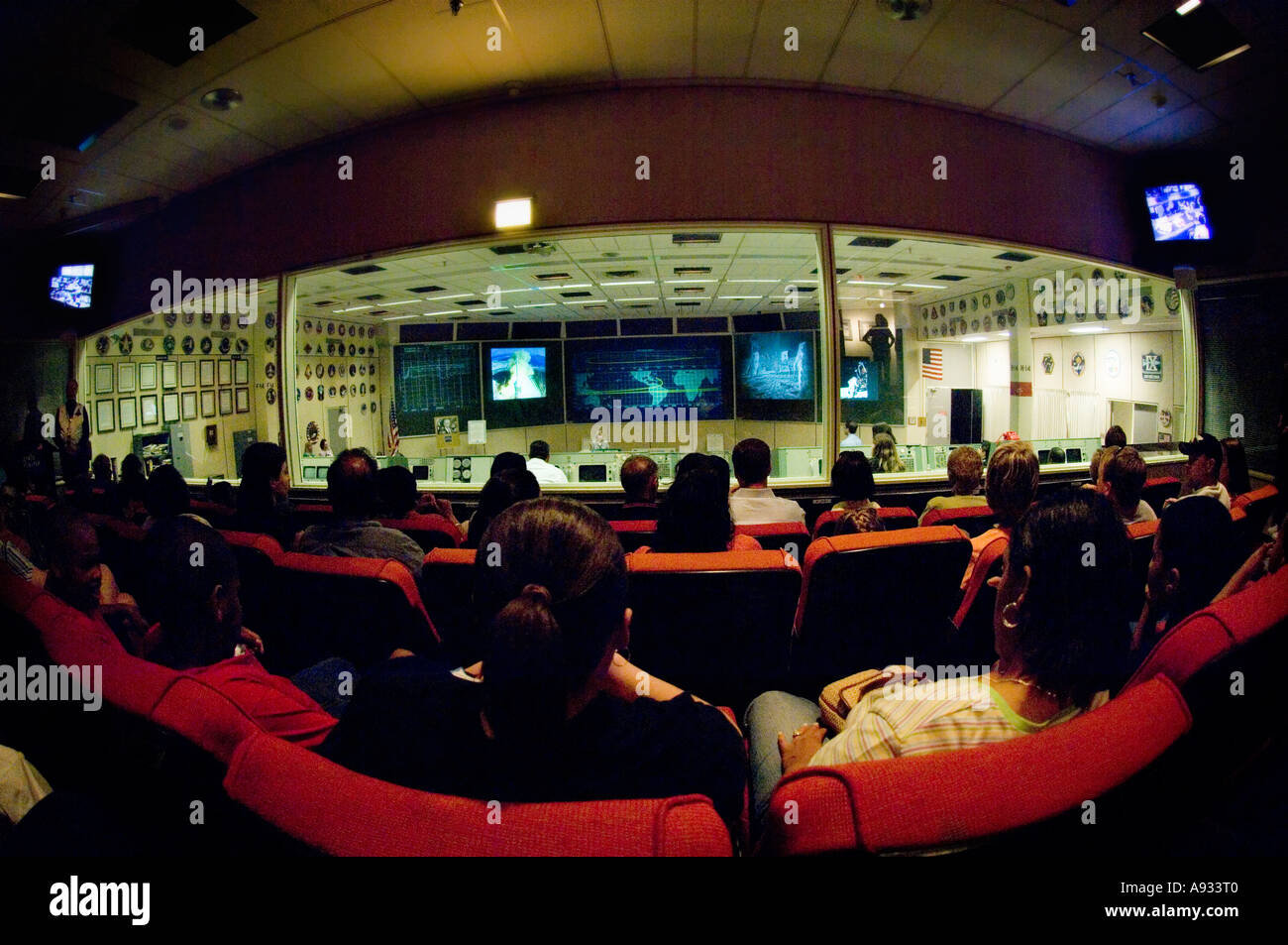 Old mission control room at NASA in Houston Stock Photo - Alamy