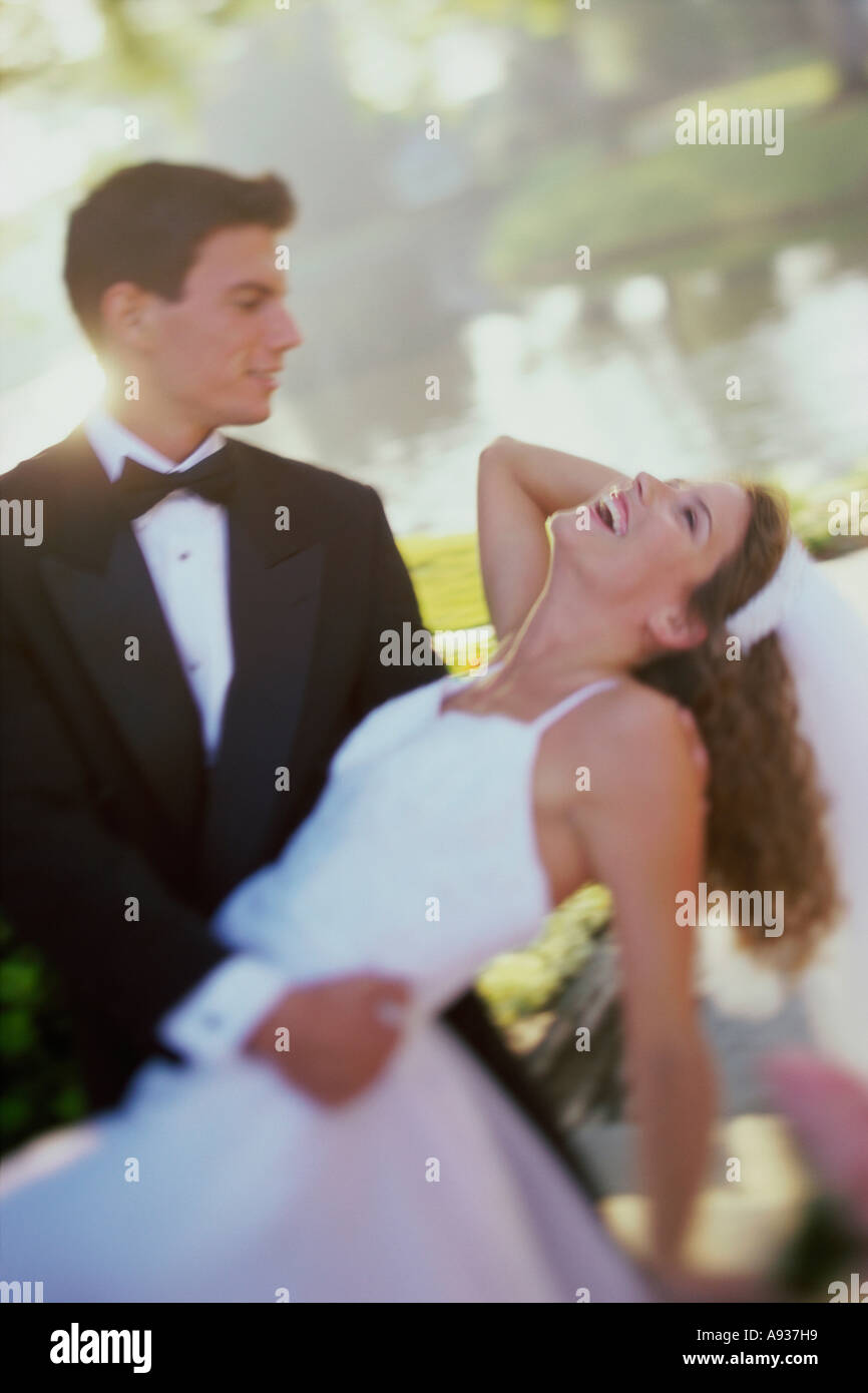 Bride and groom dressed up hi-res stock photography and images - Alamy