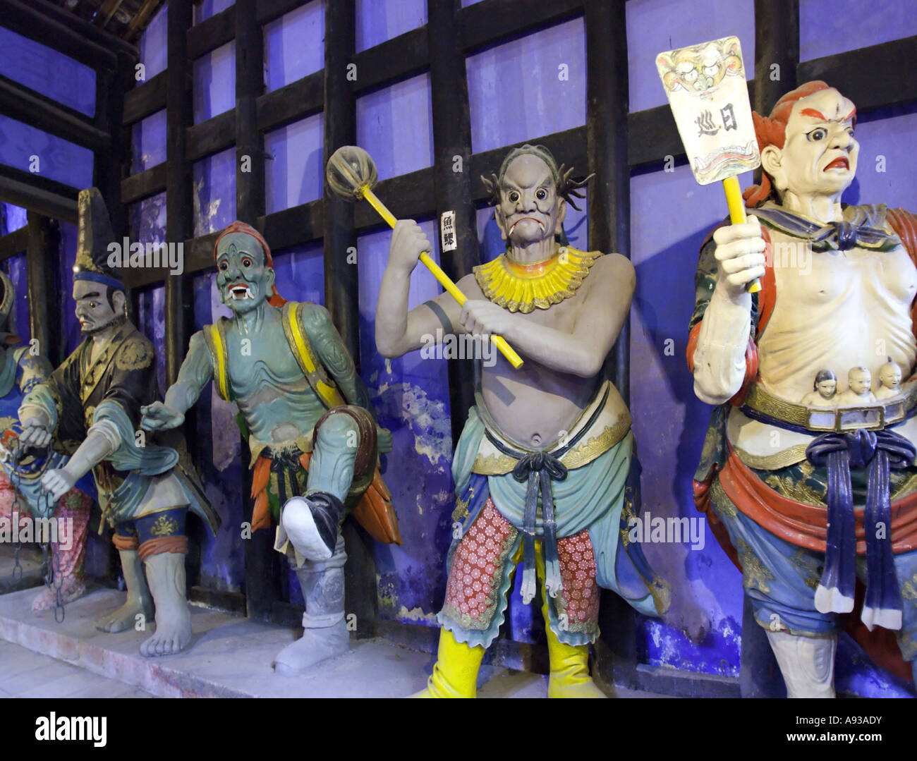 CHINA BEIJING Fantastic statues inside the Yonghegong Lama Temple in ...