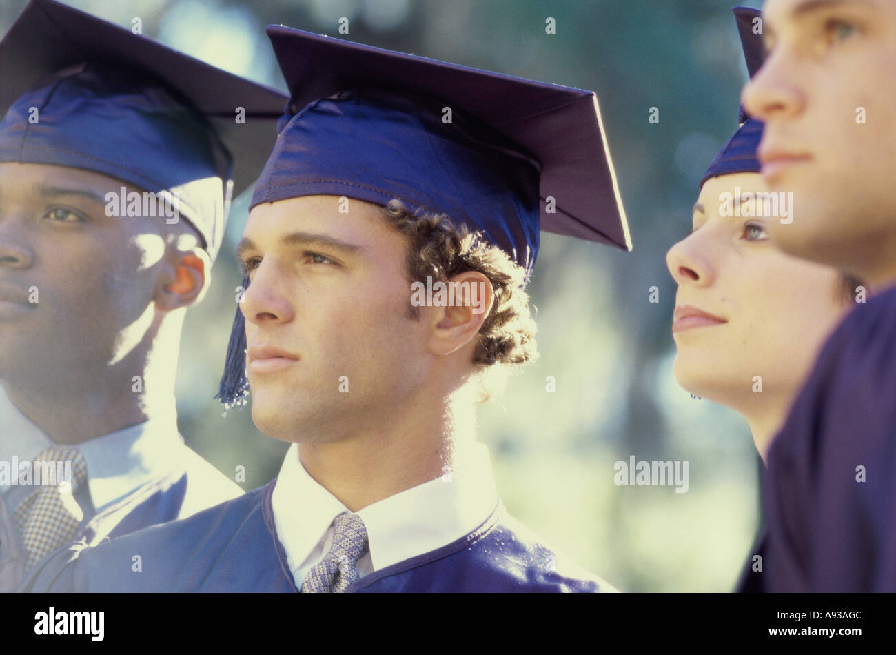 Group of young graduates Stock Photo - Alamy