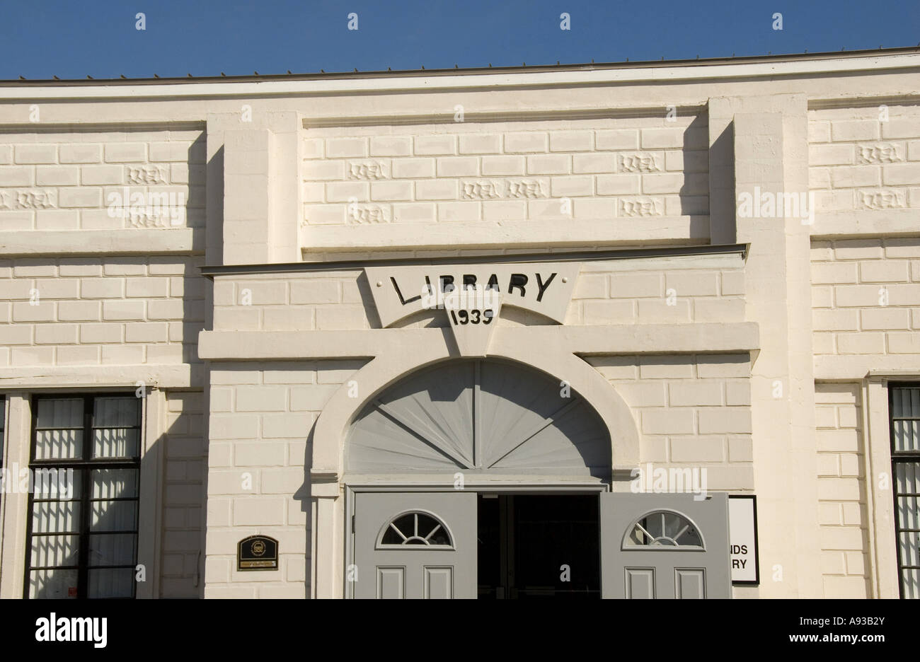 Grand Cayman George Town old town library building Stock Photo - Alamy