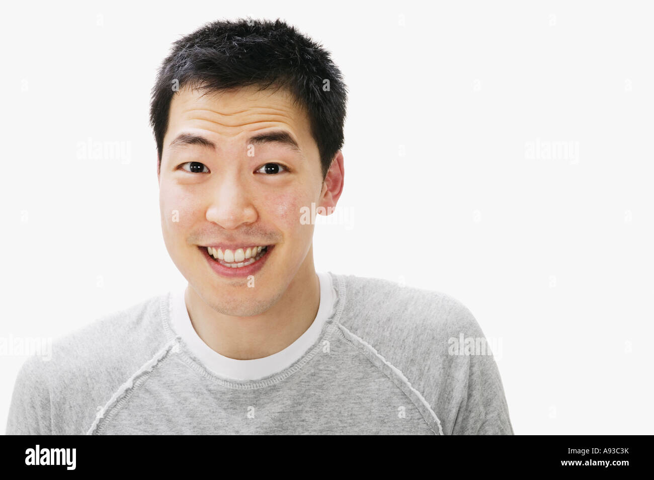 Close up of Asian man smiling Stock Photo - Alamy