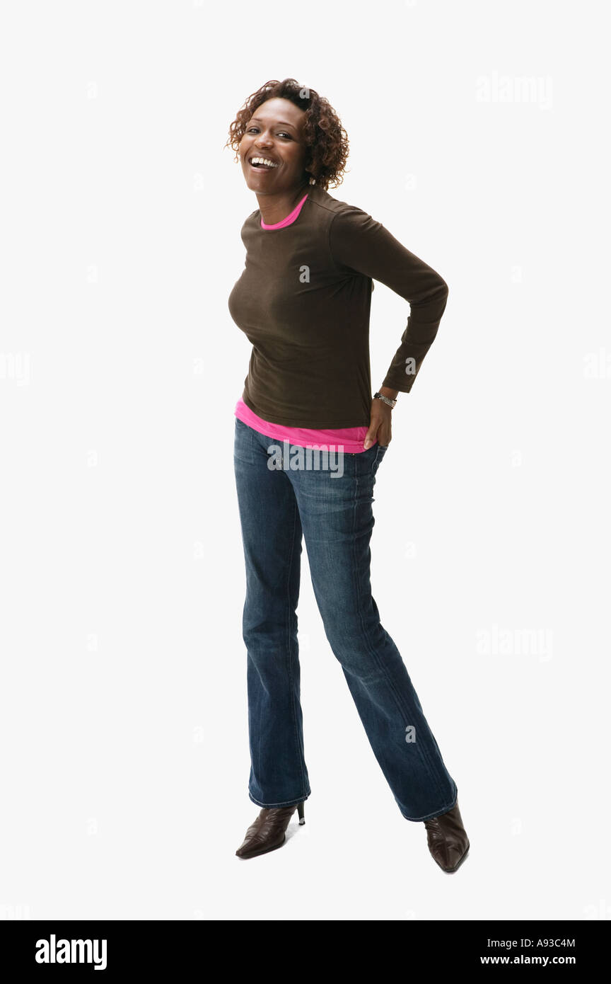 African american female behind Cut Out Stock Images & Pictures - Alamy