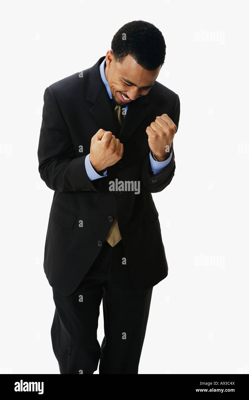 Cheering black men hi-res stock photography and images - Alamy