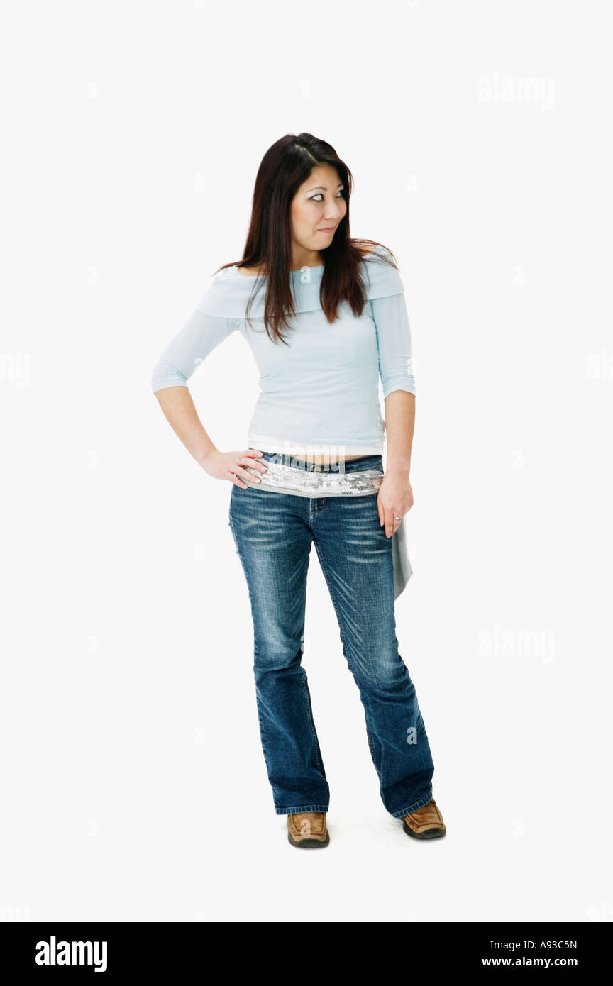 Side view portrait profile Cut Out Stock Images & Pictures - Alamy