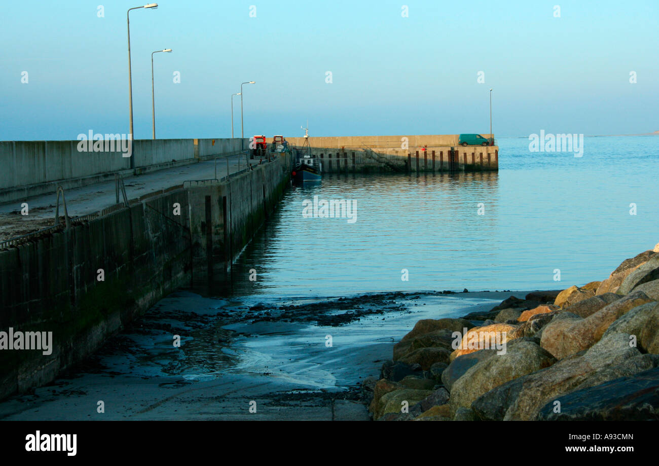 Magheraroarty spit harbour, Donegal, Ireland Stock Photo - Alamy