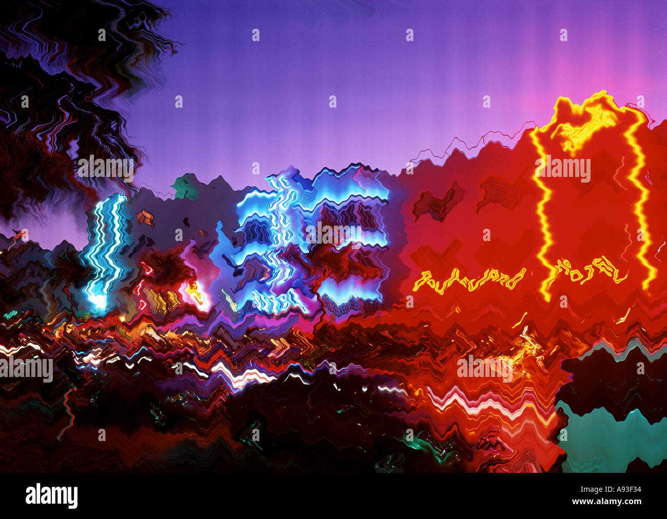 South beach miami strip night hi-res stock photography and images - Alamy