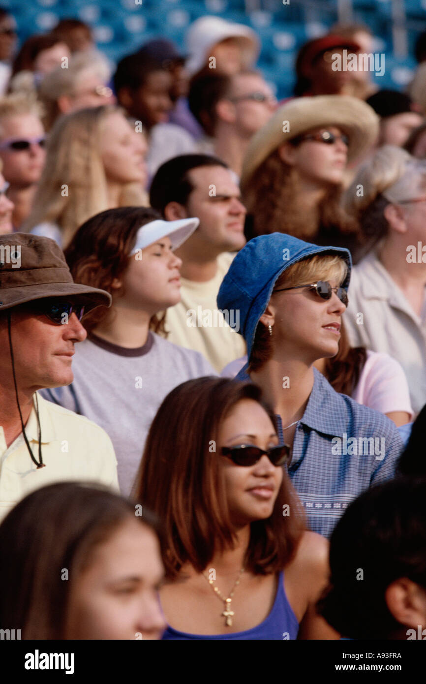 Group spectators sitting in stadium hi-res stock photography and images ...