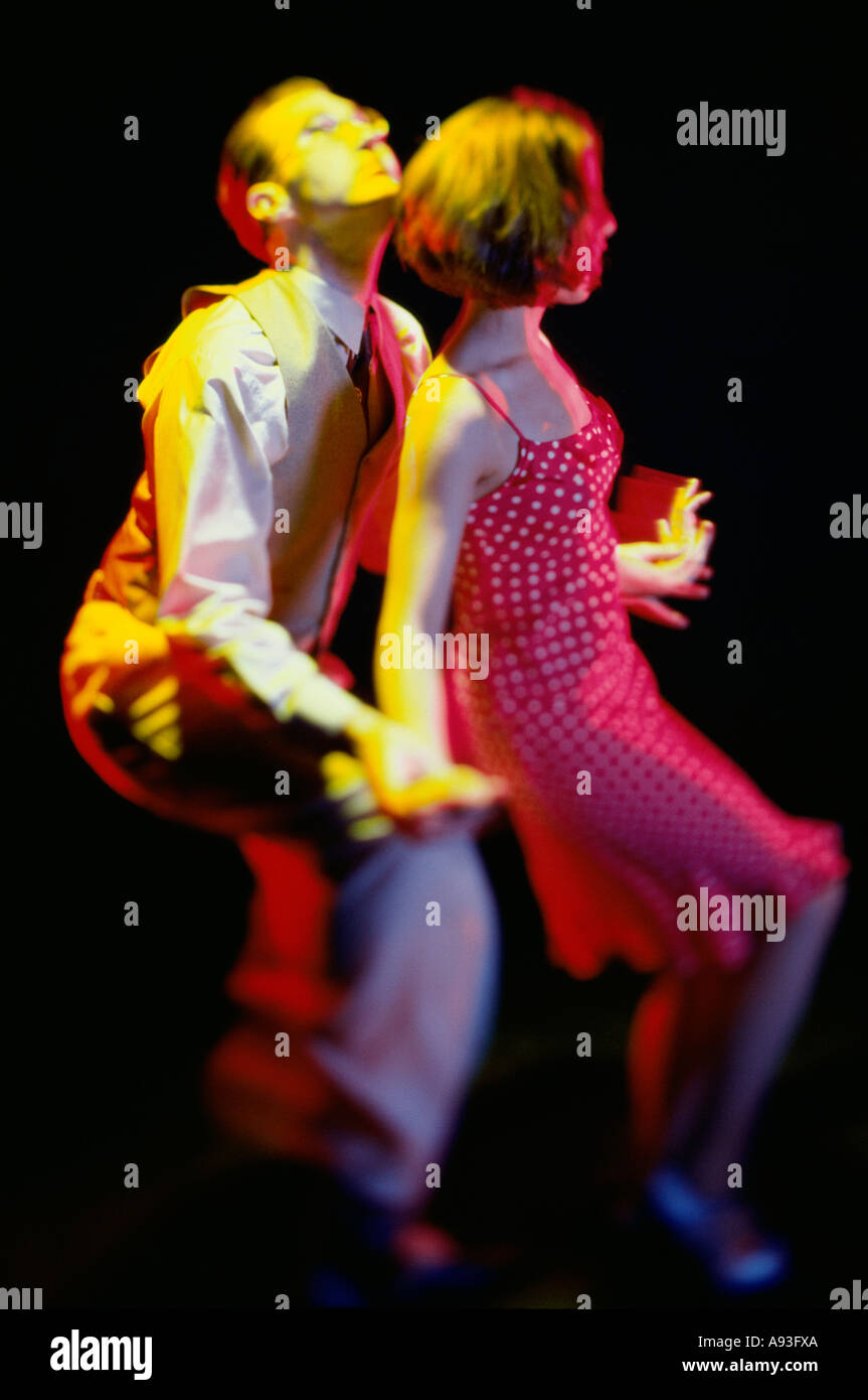 Two people dancing swing hands hi-res stock photography and images - Alamy