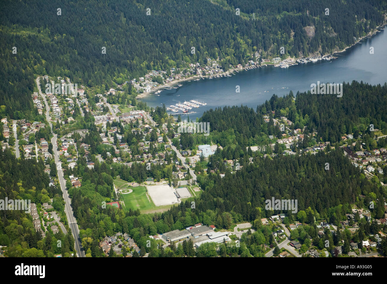 Deep Cove and Indian Arm North Vancouver British Columbia Canada Stock ...