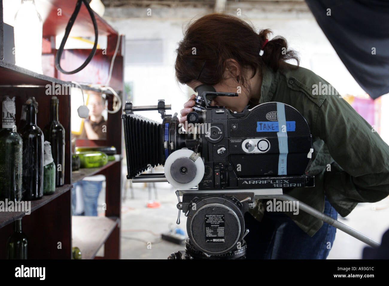Student film director scooting a movie, London Stock Photo - Alamy