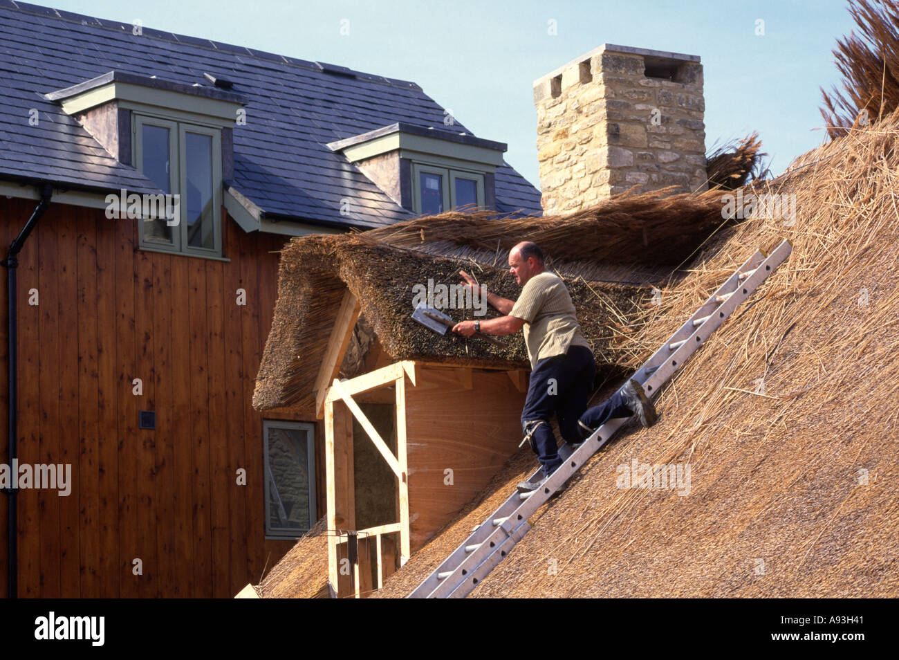 Thatcher at work hi-res stock photography and images - Alamy