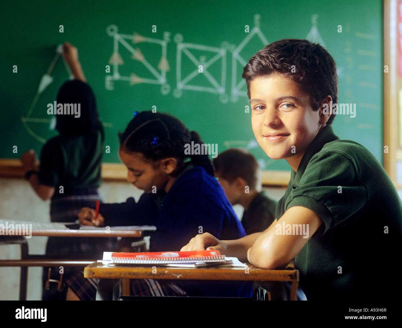 Asian boy study maths hi-res stock photography and images - Alamy