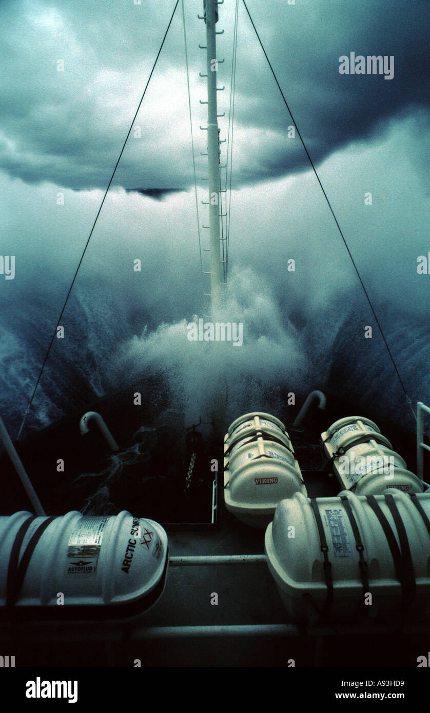 Ships Bows in Heavy Weather in the Southern Ocean Stock Photo - Alamy