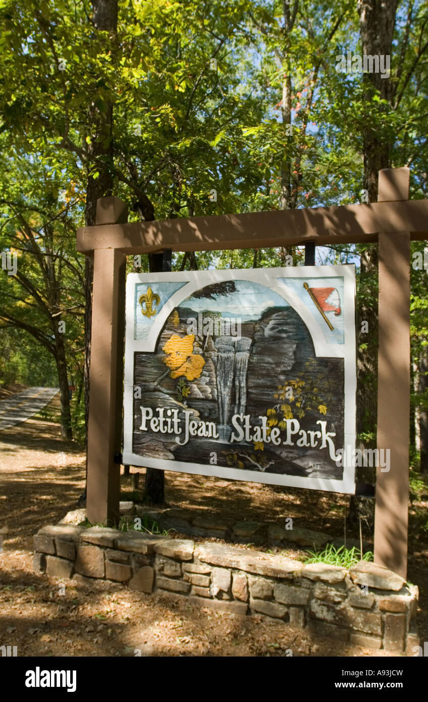 Arkansas state park sign hi-res stock photography and images - Alamy