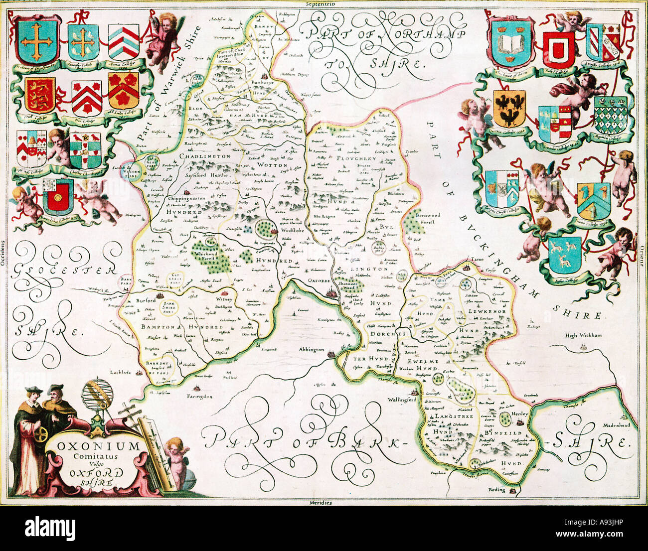 1600s map england hi-res stock photography and images - Alamy