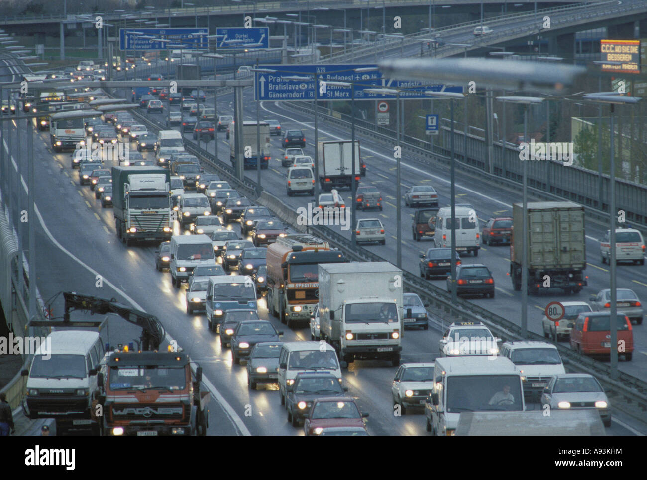 Traffic jam in austria hi-res stock photography and images - Alamy