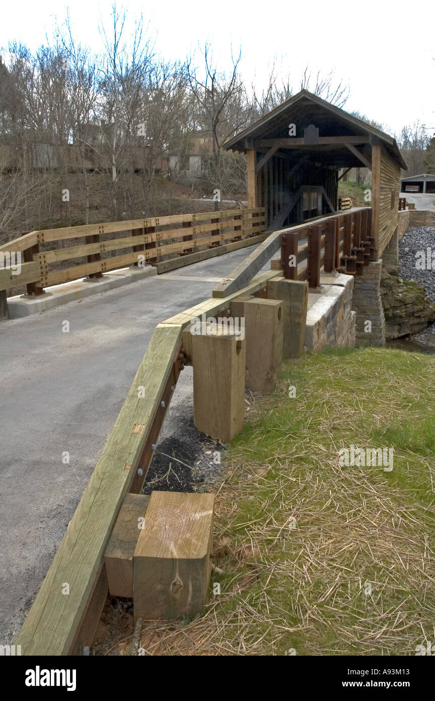 Harrisburg Covered Bridge East Tennessee Stock Photo - Alamy