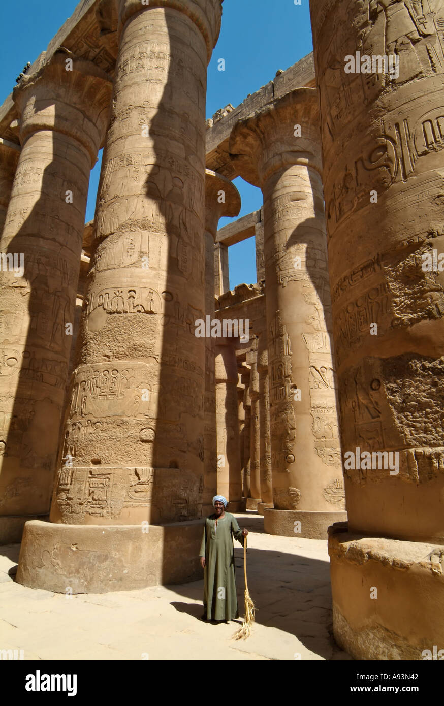 Great Hypostyle Hall, Karnak Temples, Luxor, Egypt Stock Photo - Alamy