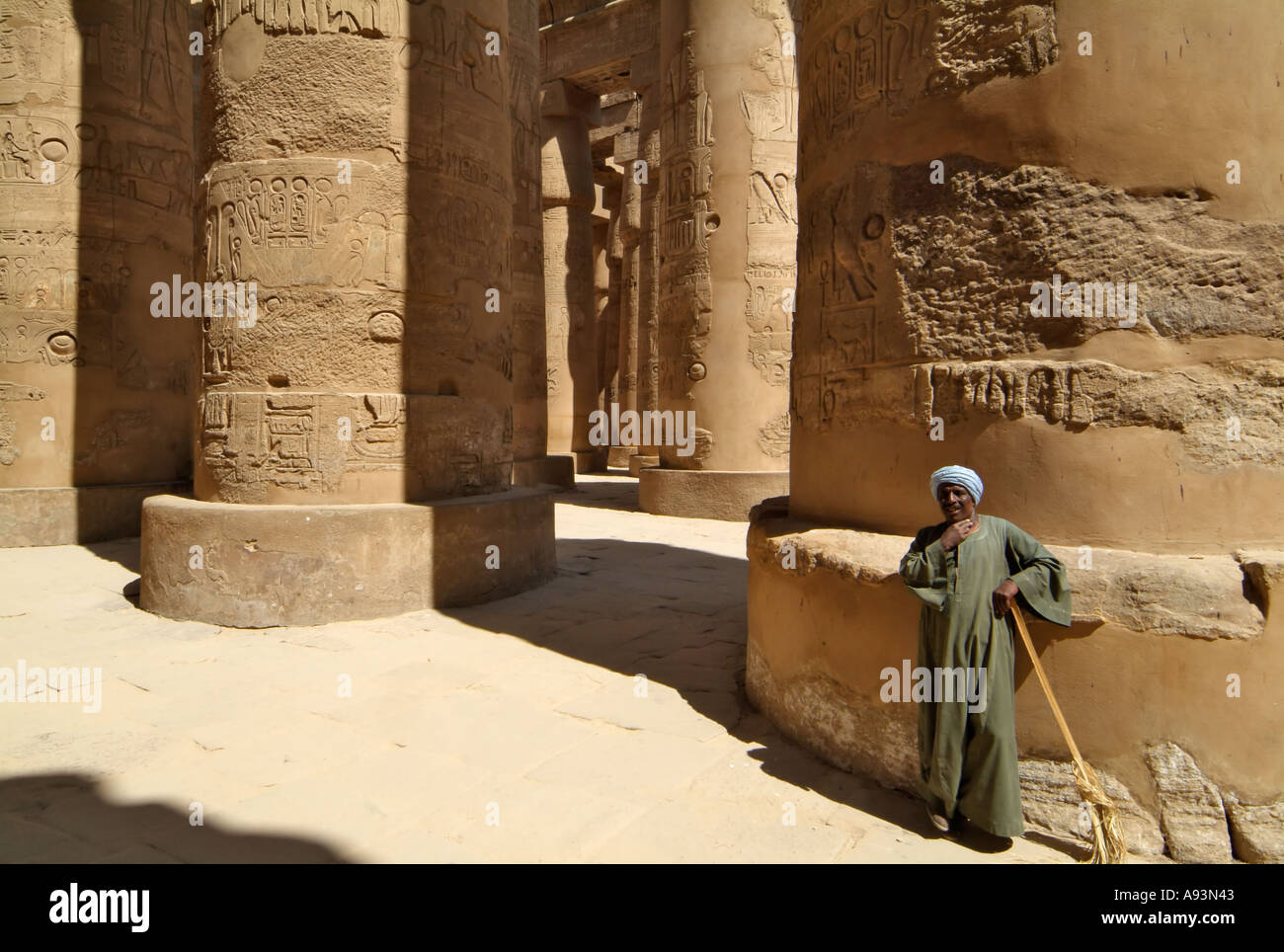 Great Hypostyle Hall, Karnak Temples, Luxor, Egypt Stock Photo - Alamy