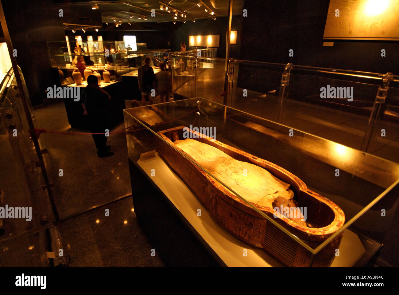 Mummy of a high priest of Amun-Ra, Mummification Museum, Luxor, Egypt ...