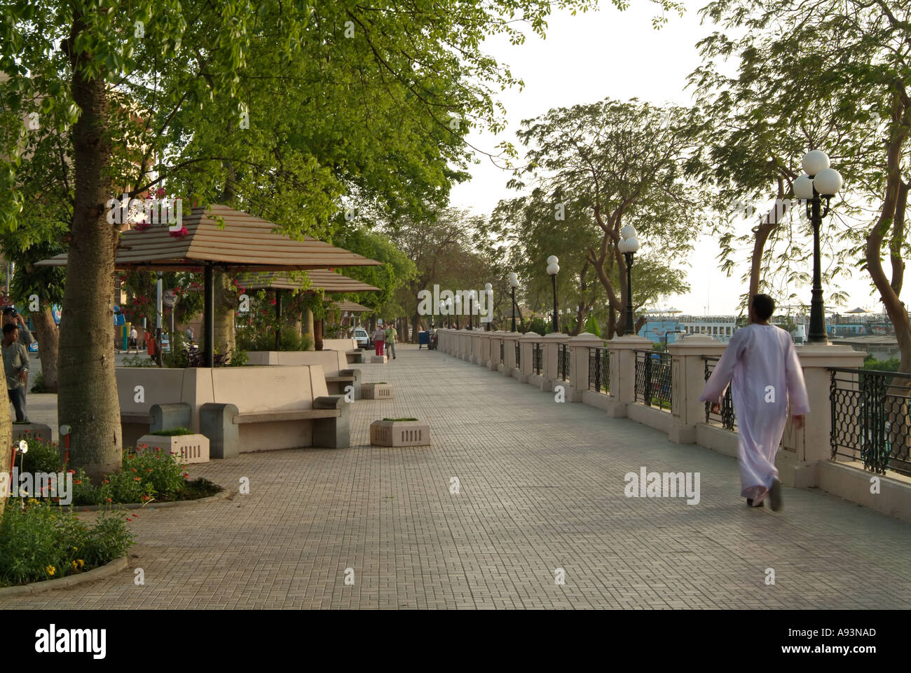Corniche (riverside promenade), Luxor, Egypt Stock Photo - Alamy