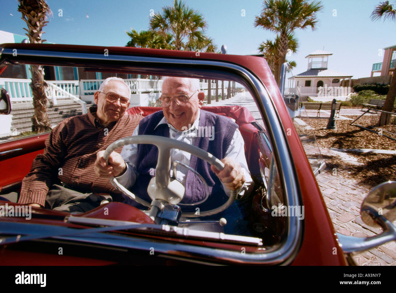 Balding man convertible hi-res stock photography and images - Alamy