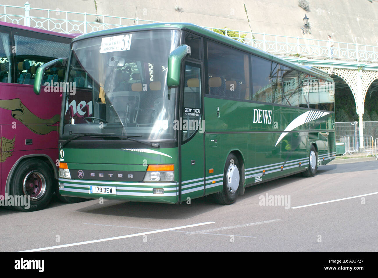 Brighton UK Coach Rally April 2005 Stock Photo - Alamy