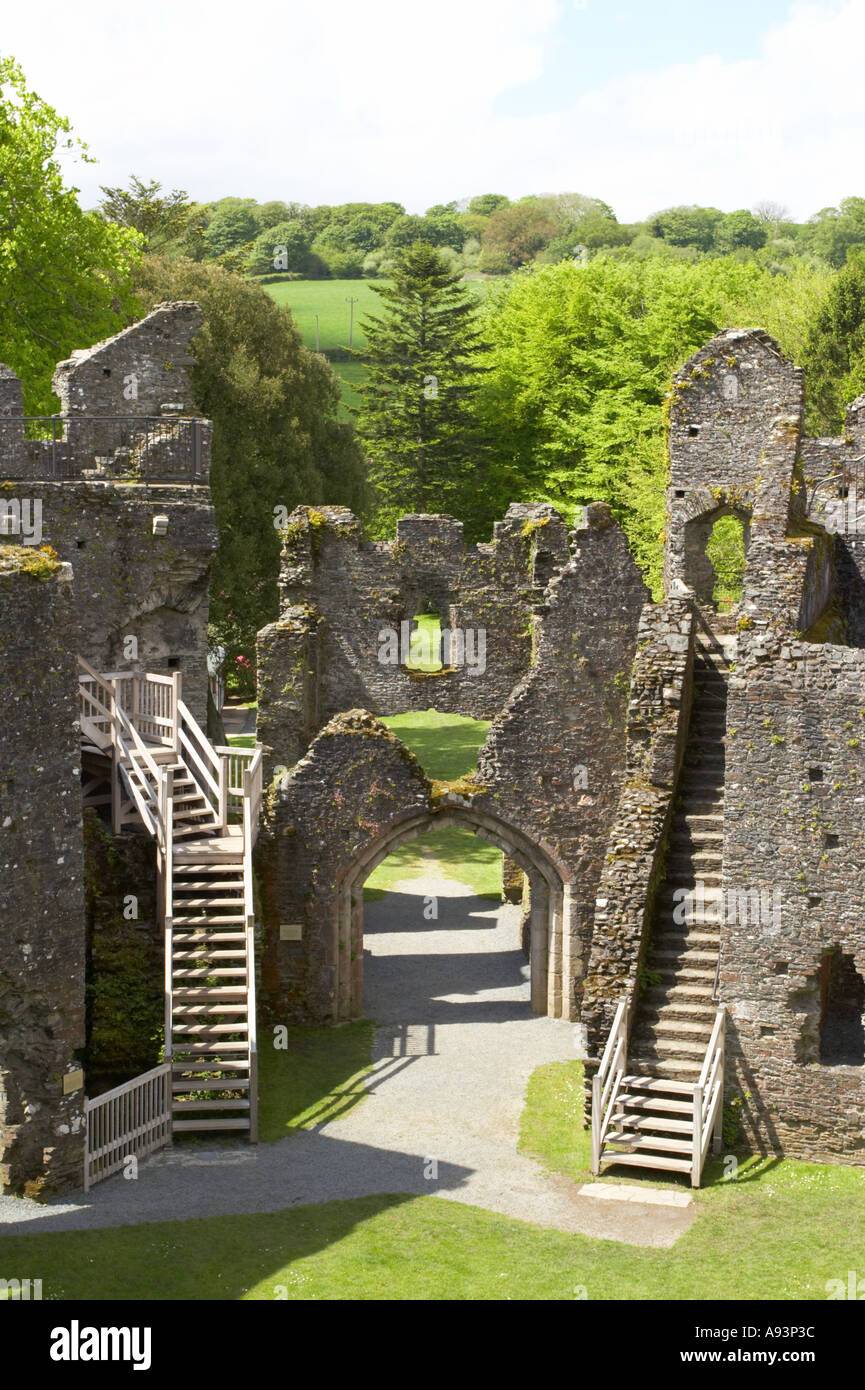 Restormel Castle Cornwall England Stock Photo - Alamy