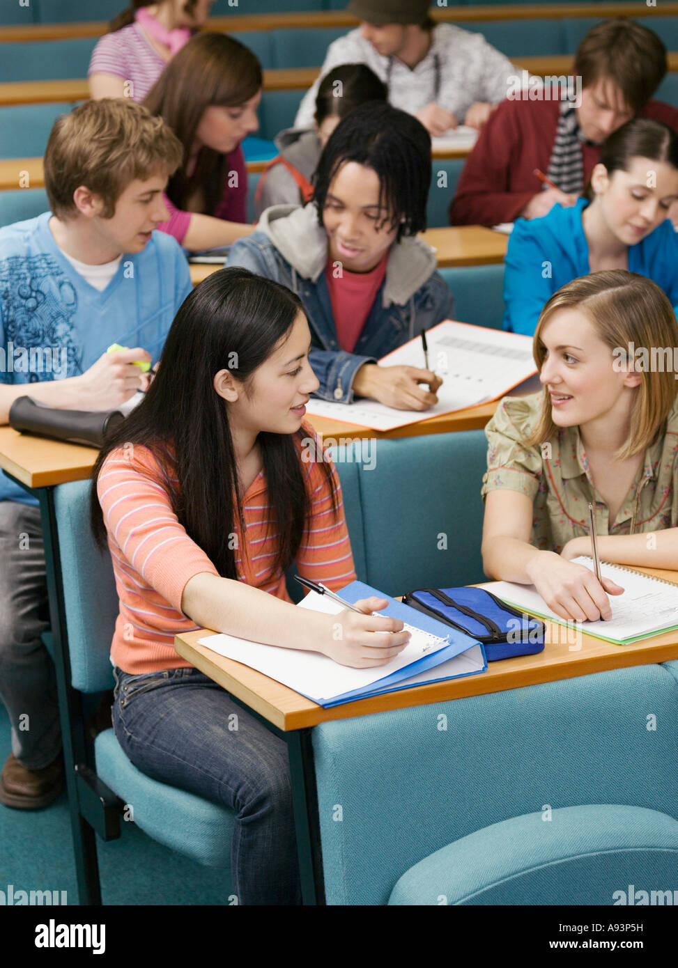 Students in lecture room Stock Photo - Alamy