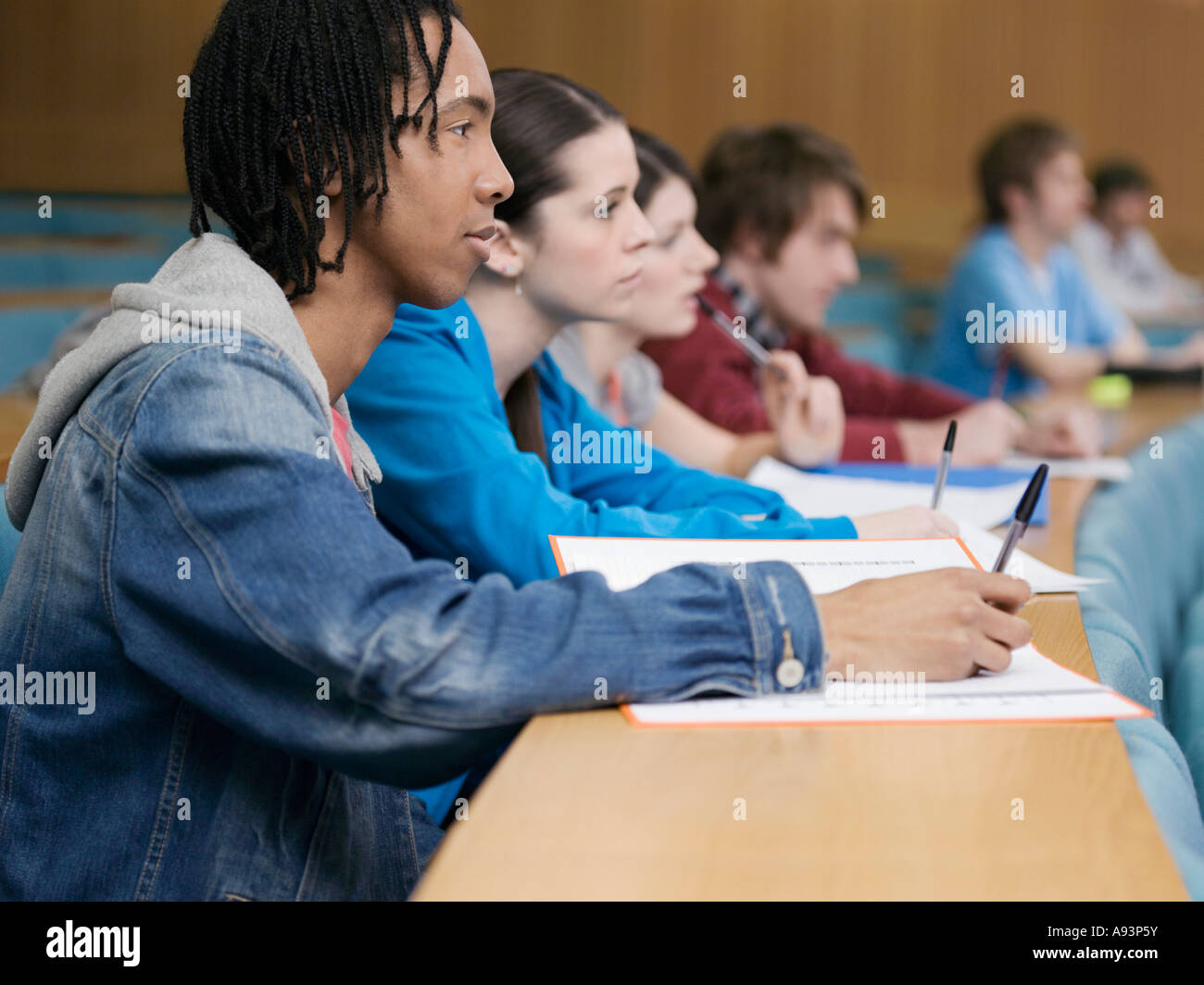 African american student lecture room hi-res stock photography and ...